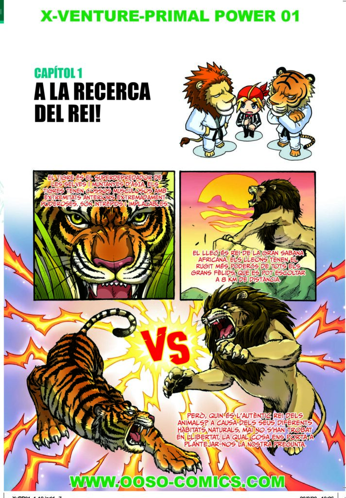 X-VENTURE, Primal Power 01. Fúria de reis – Ooso Comics